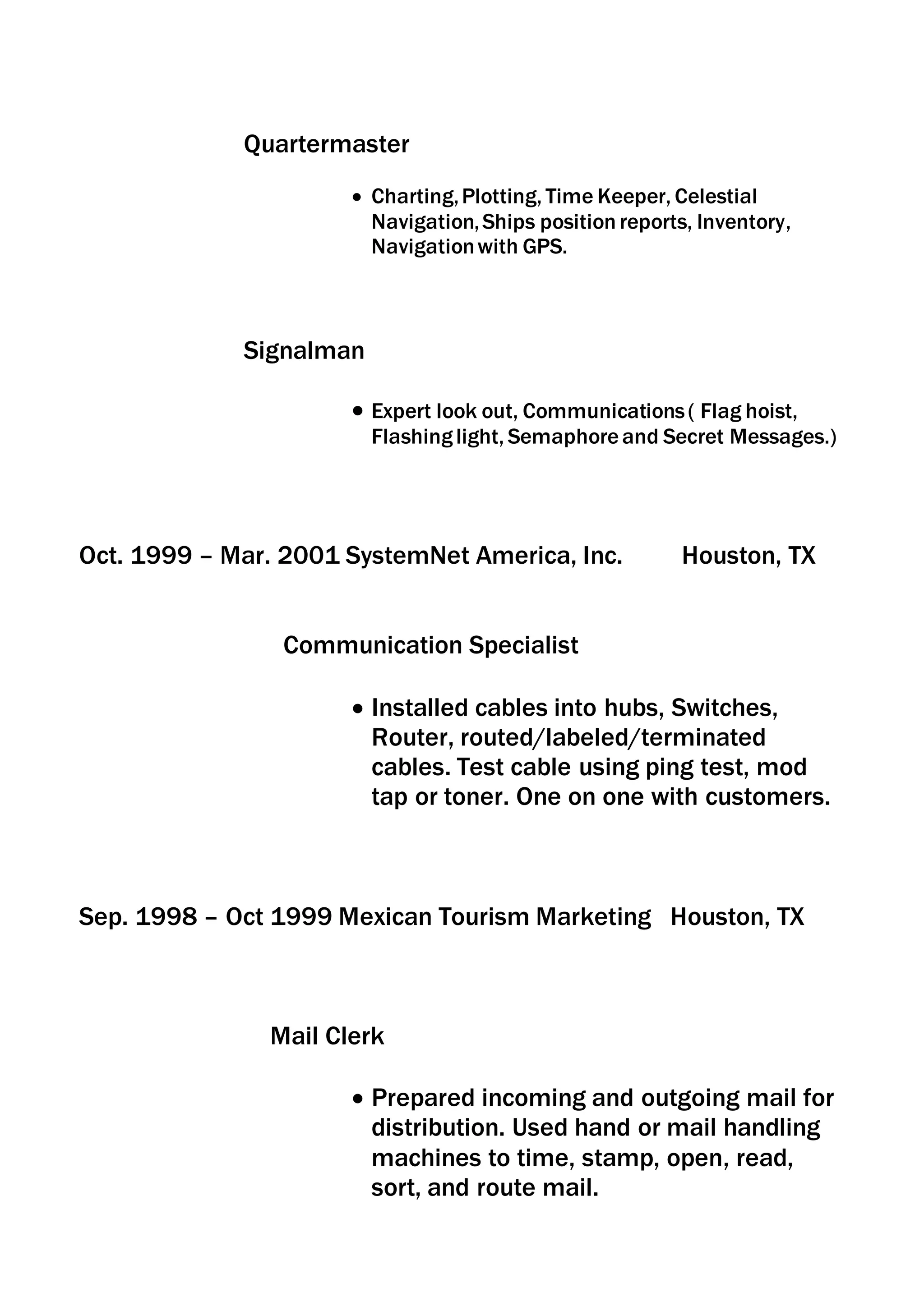 daddys resume | DOCX