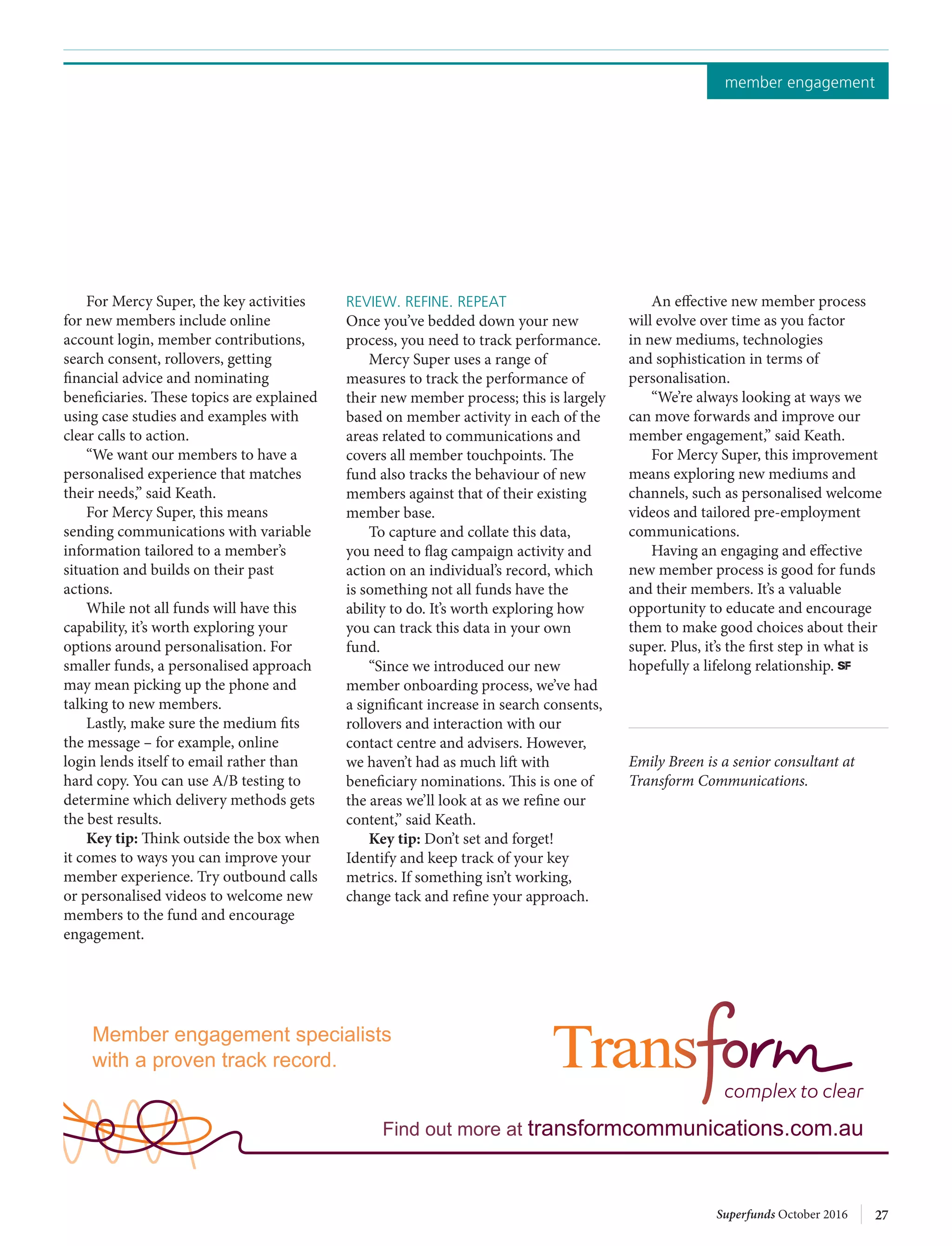 11. Member onboarding_Emily Breen | PDF