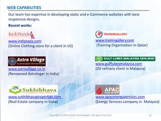 Sreeb Technologies - Corporate Overview | PPT