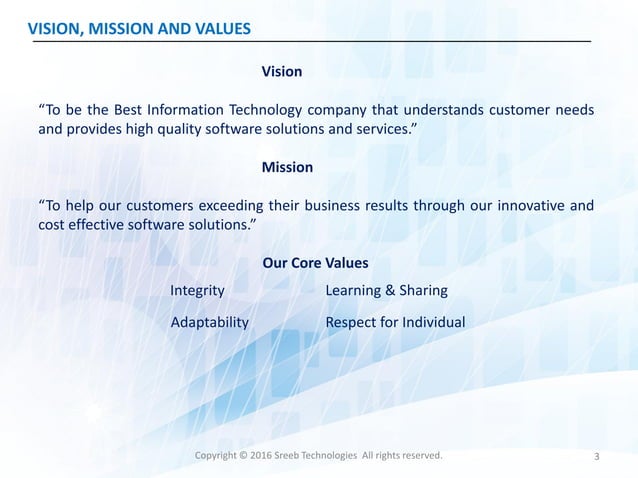 Sreeb Technologies - Corporate Overview | PPT