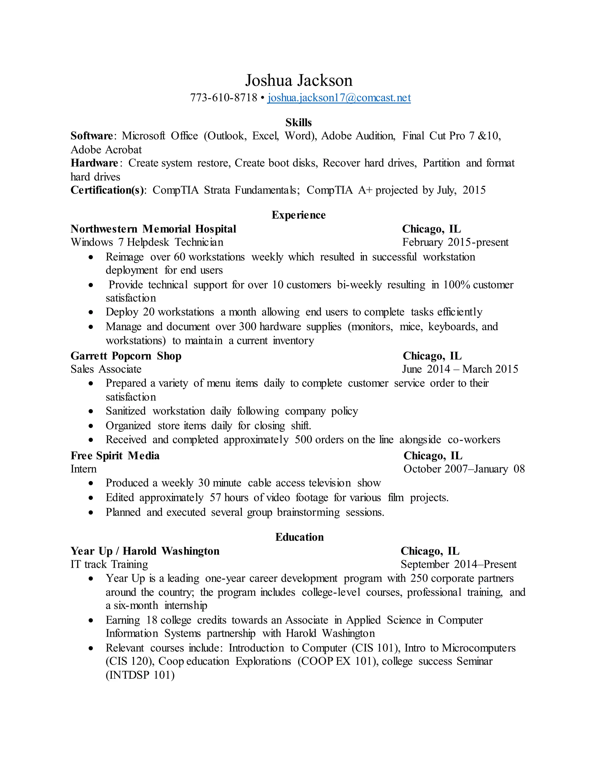 Josh_Resume | PDF
