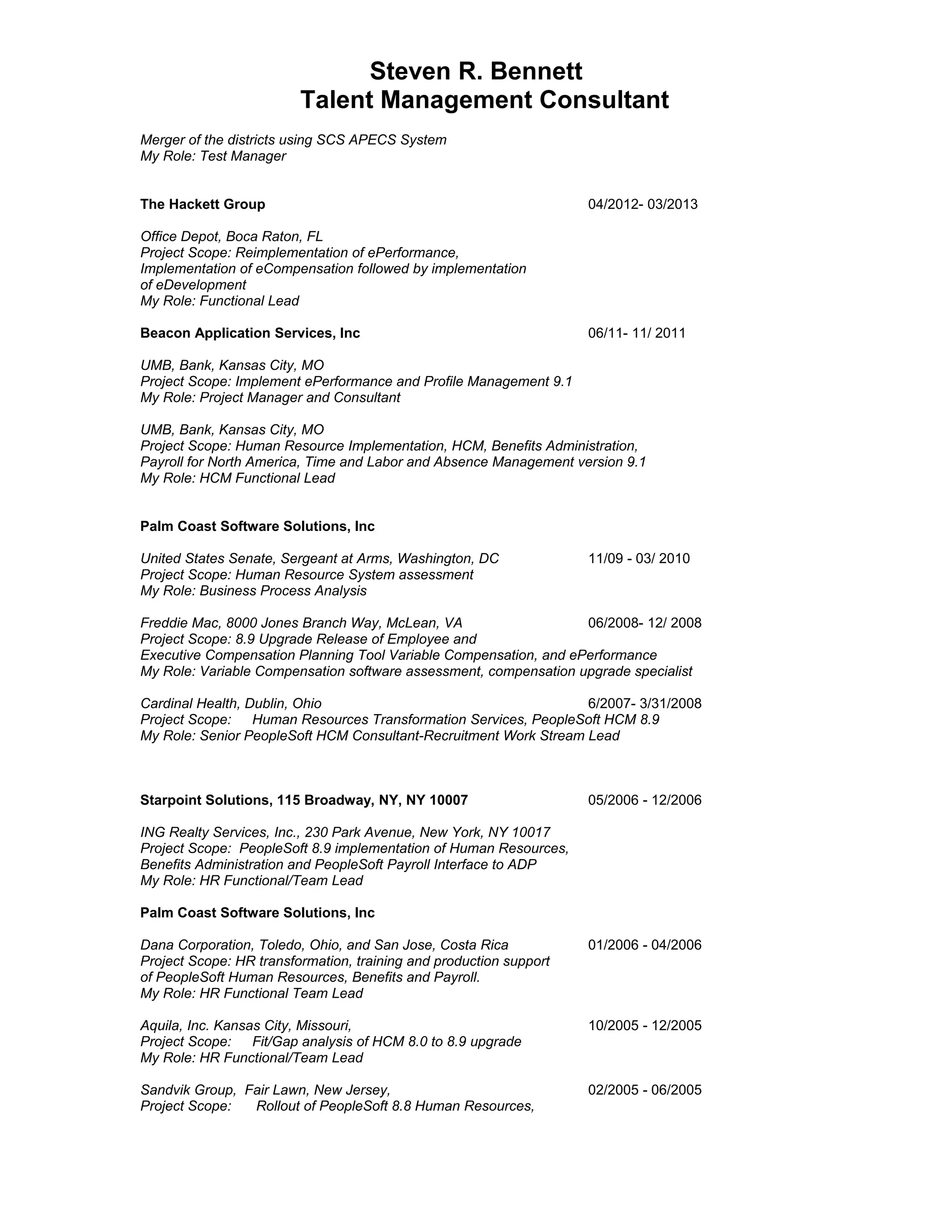 Bennett_Resume_01_04_2016 | DOC