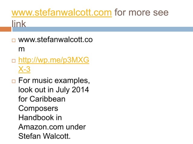 Calypso and Soca - History and Overview | PPT