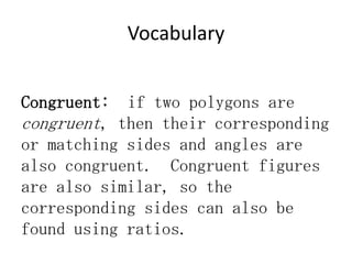 3c and 4d similar and congruent proportions | PPTX