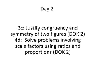 3c and 4d similar and congruent proportions | PPTX