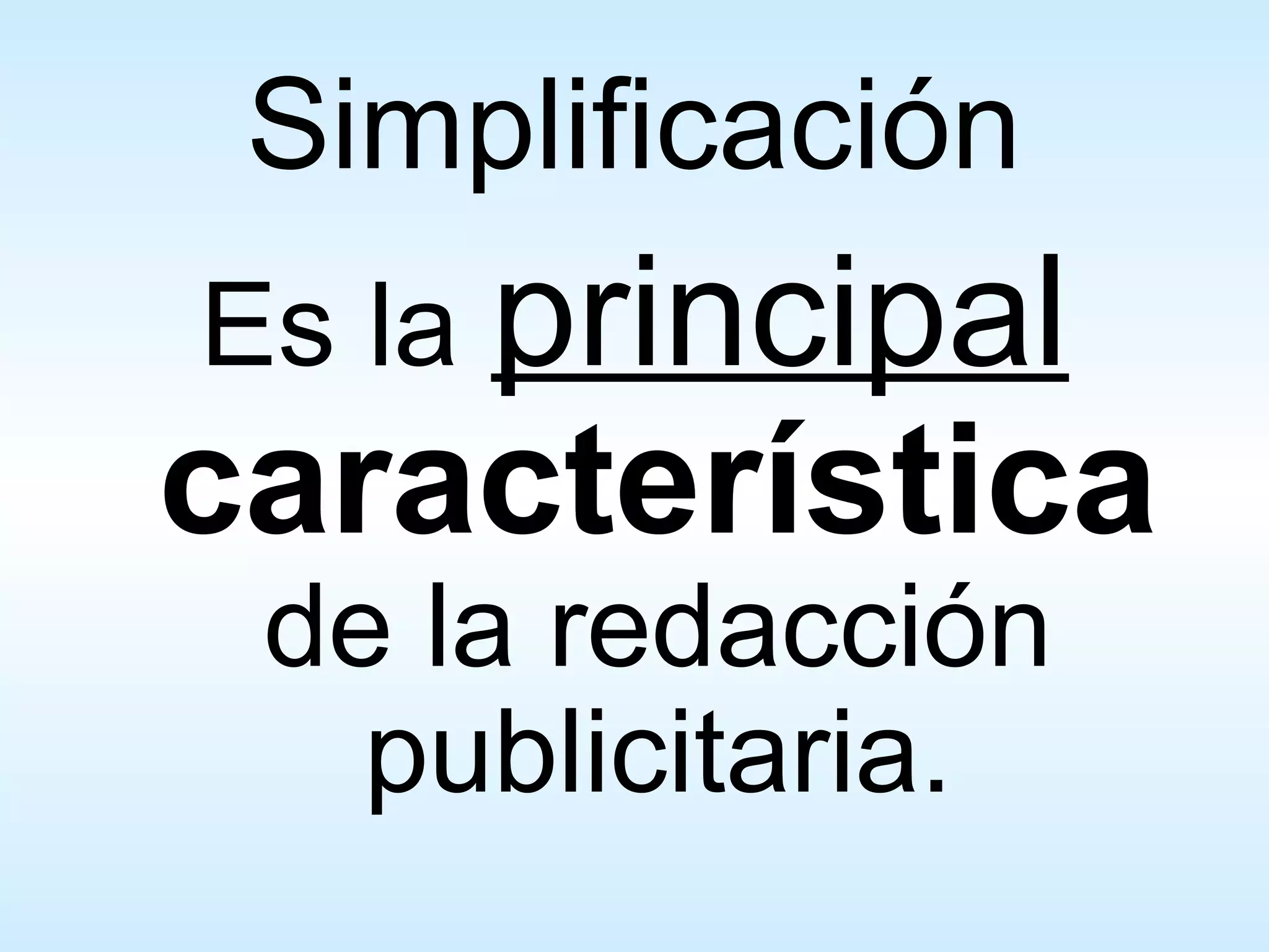 Características de la redacción publicitaria | PPT