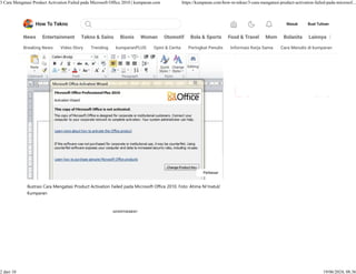 3 Cara Mengatasi Product Activation Failed pada Microsoft Office 2010 ...