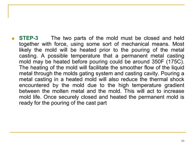 3 CASTING SECOND LECTURE.ppt | Chemistry | Science