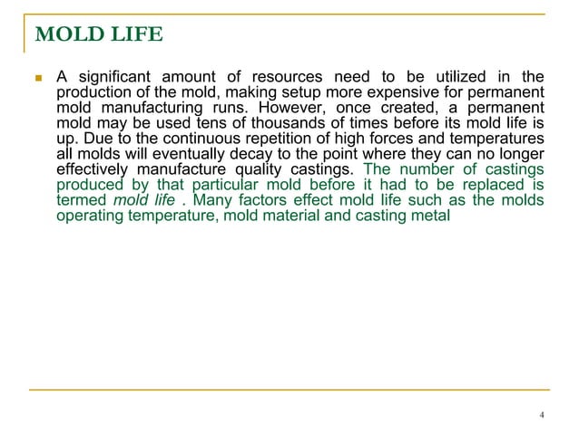 3 CASTING SECOND LECTURE.ppt | Chemistry | Science