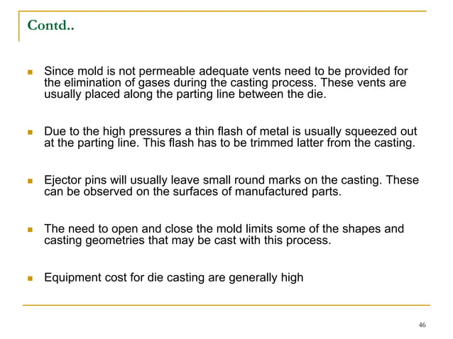 3 CASTING SECOND LECTURE.ppt | Chemistry | Science