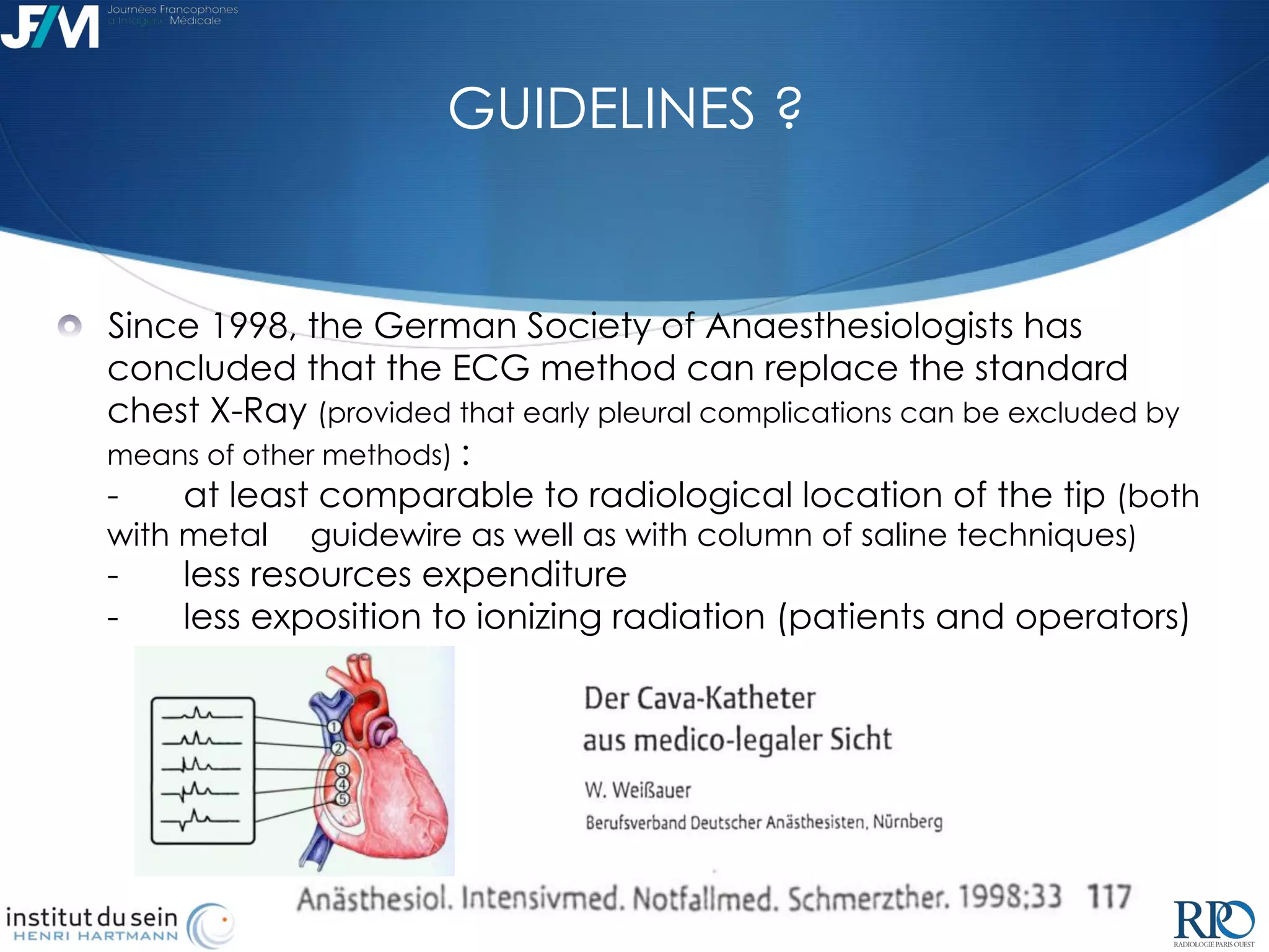 Catheter tip positioning control in chest port implantation. Luc ...
