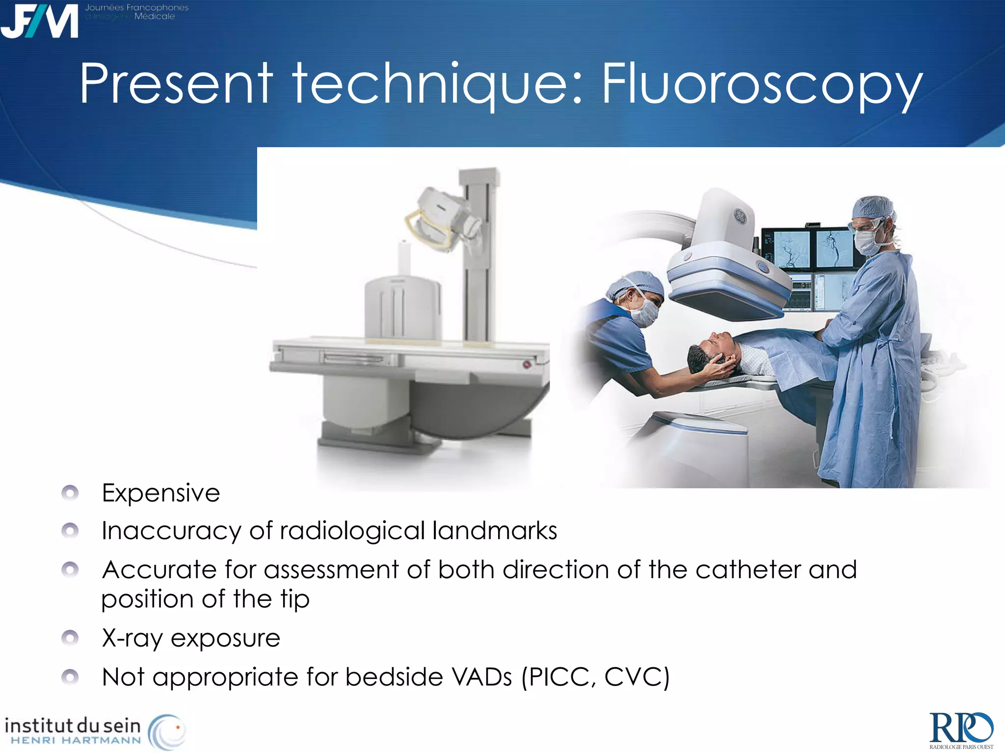 Catheter tip positioning control in chest port implantation. Luc ...