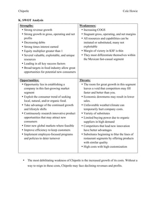Cole Howie - Chipotle Case | PDF