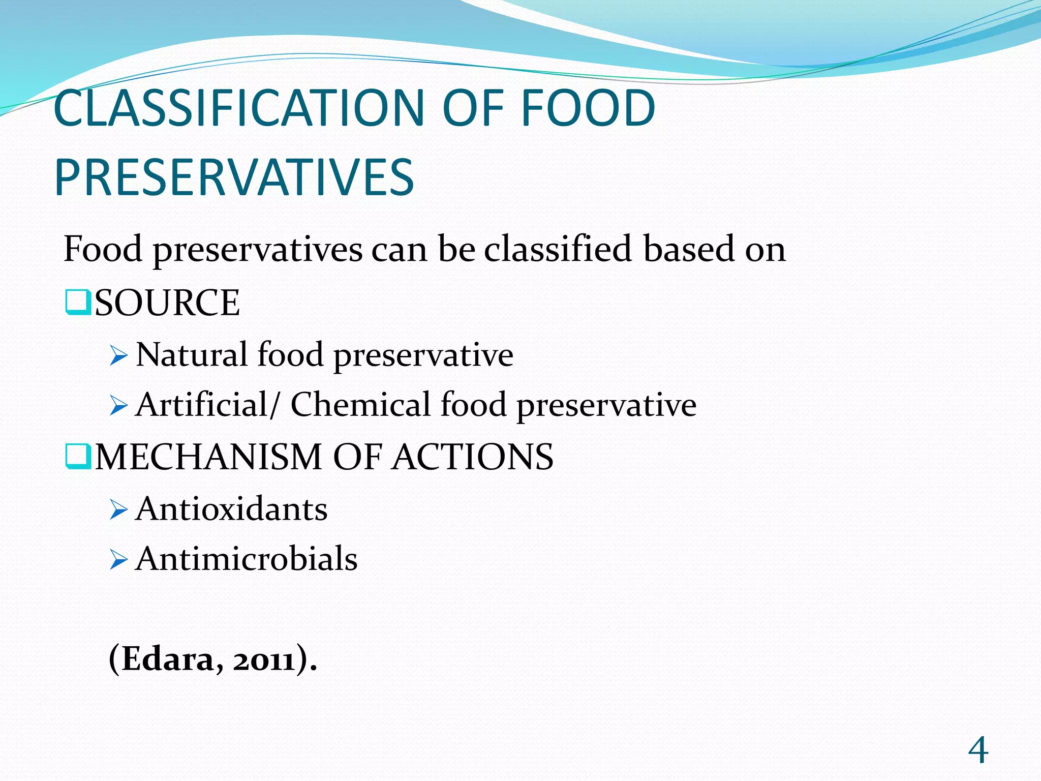 FOOD PRESERVATIVE AND ITS EFFECTS ON FERTILTY | PPT