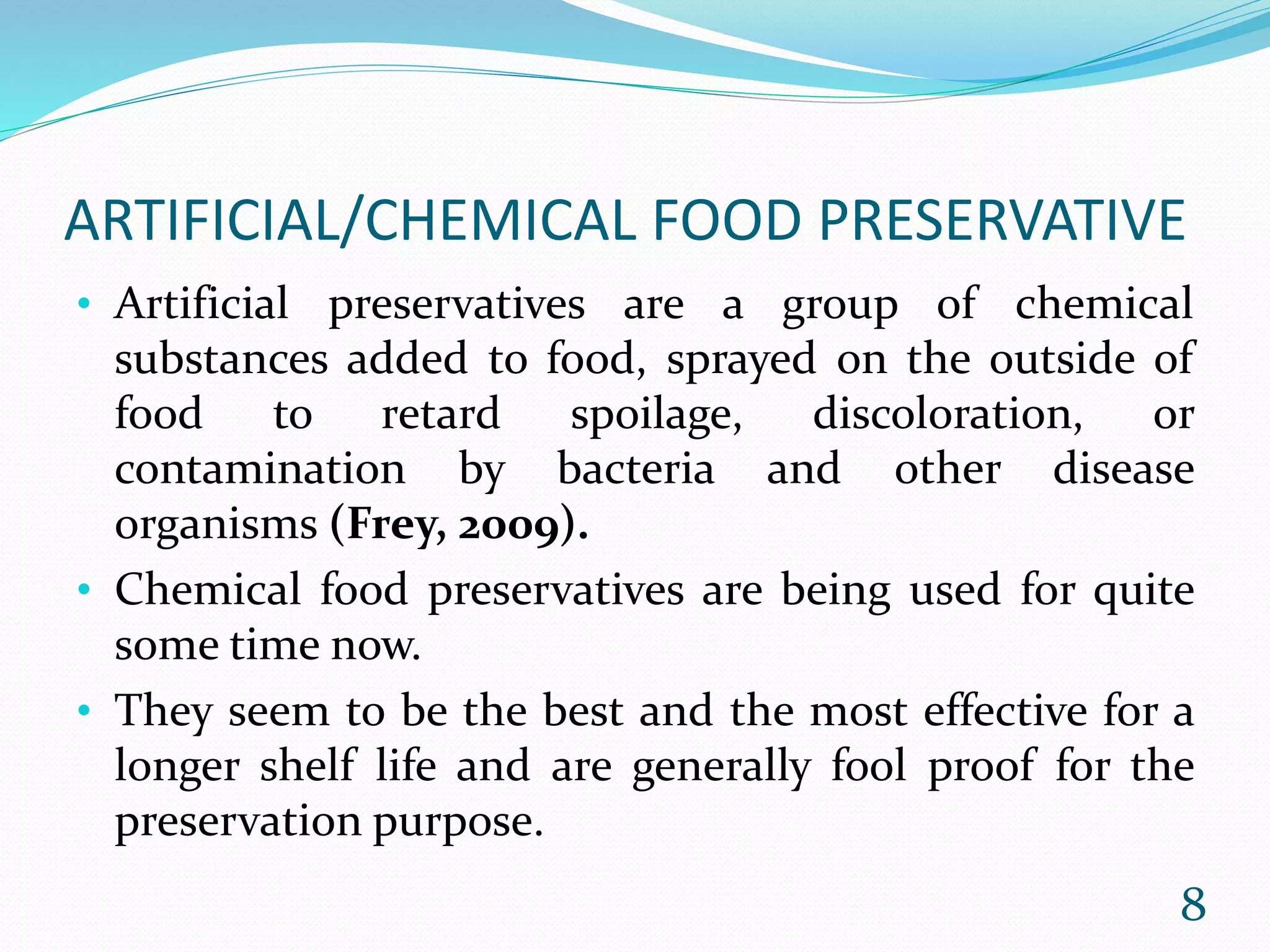 FOOD PRESERVATIVE AND ITS EFFECTS ON FERTILTY | PPTX | Chemistry | Science
