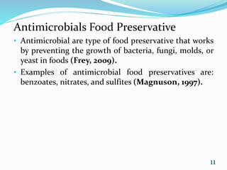 FOOD PRESERVATIVE AND ITS EFFECTS ON FERTILTY | PPTX | Chemistry | Science