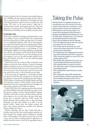 Cisco IQ Magazine - Better Patient Care - August, 2002 | PDF