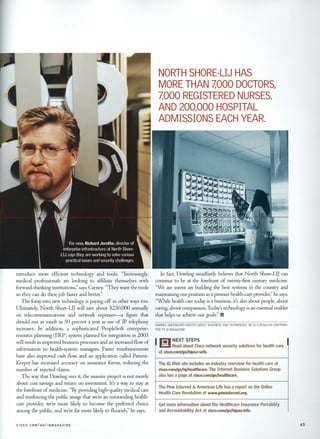 Cisco IQ Magazine - Better Patient Care - August, 2002 | PDF