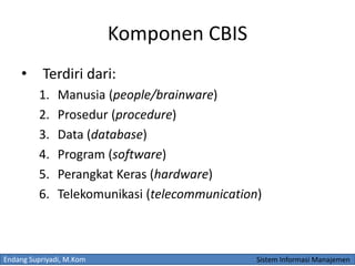 CBIS (COMPUTER BASE INFORMATION SYSTEM) | PPTX