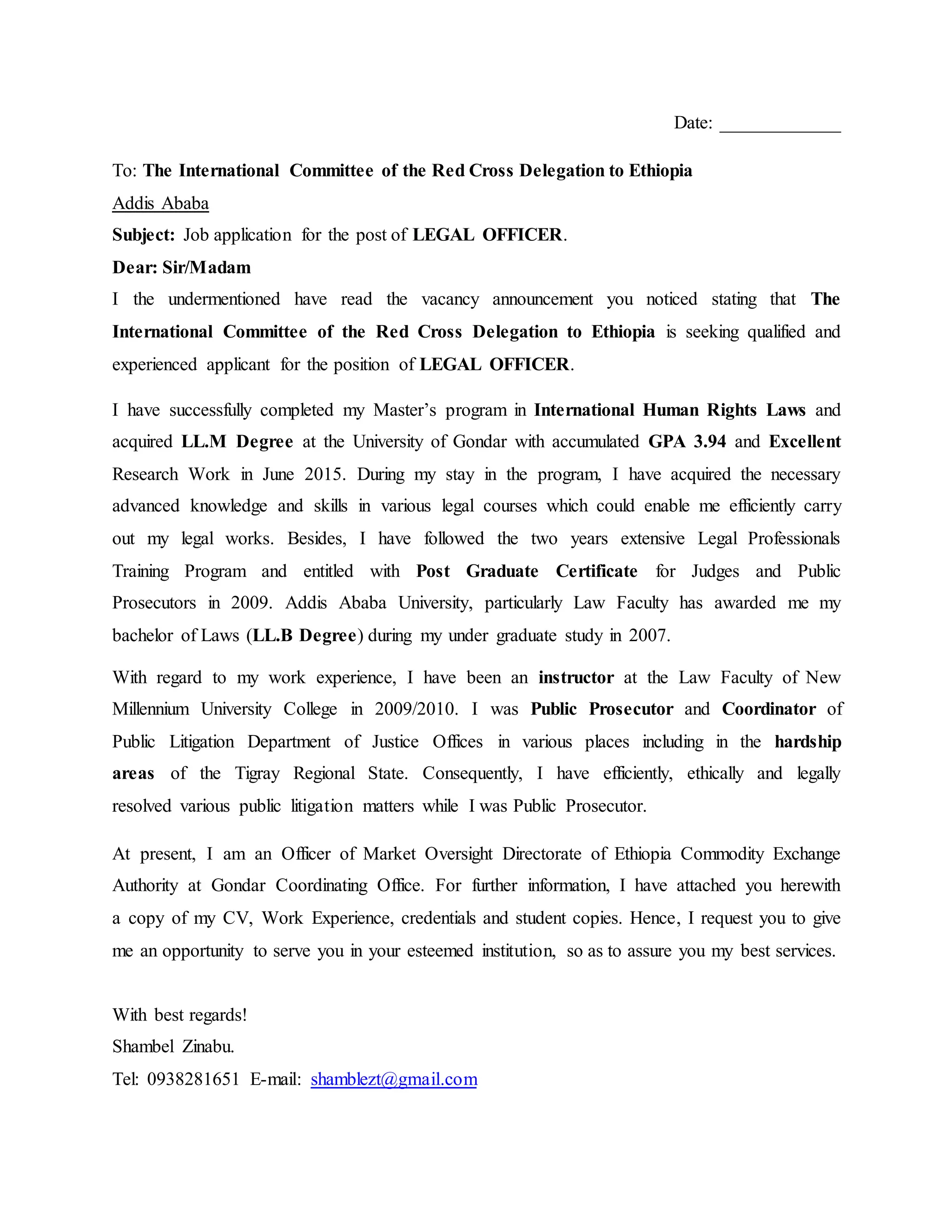 Shambel's Document | DOCX