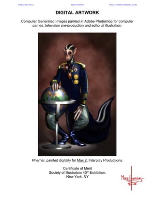 Mike Harris Portfolio (email) 2 | PDF | Comic Books | Collecting