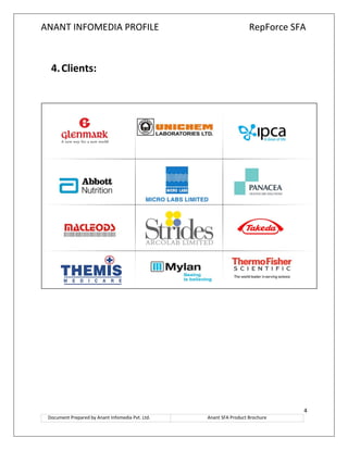 Anant_SFA_RepForce_Brochure | PDF