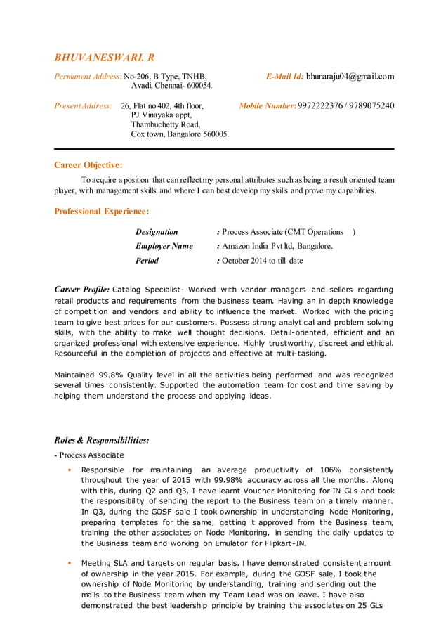 Reume_August | DOCX | Business | Business and Finance