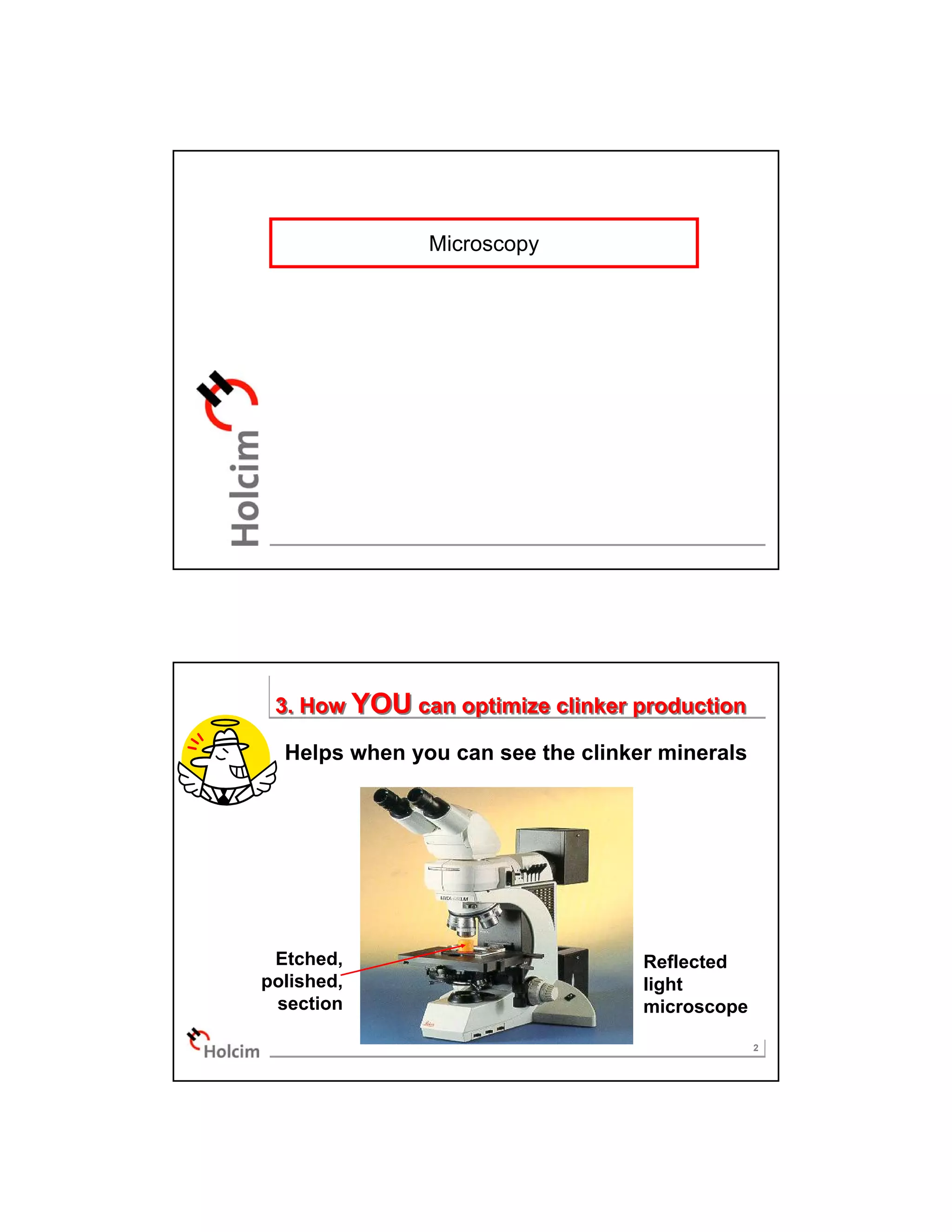 3 c clinker microscopy | PDF