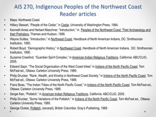 Indigenous Peoples of the Pacific Northwest | PPTX