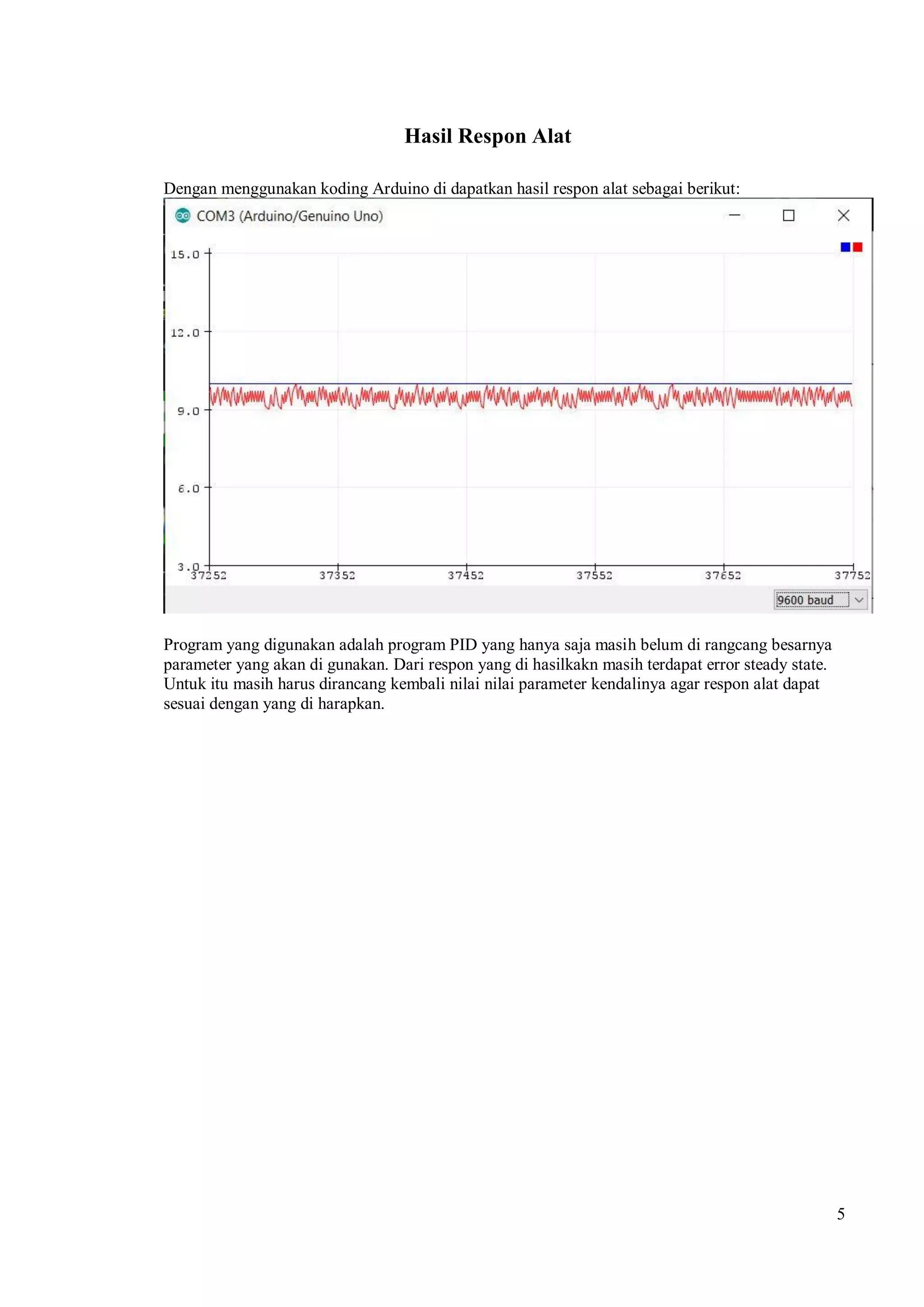 Sistem Water Level Controll Dengan Metode PID Menggunakan Arduino UNO | PDF