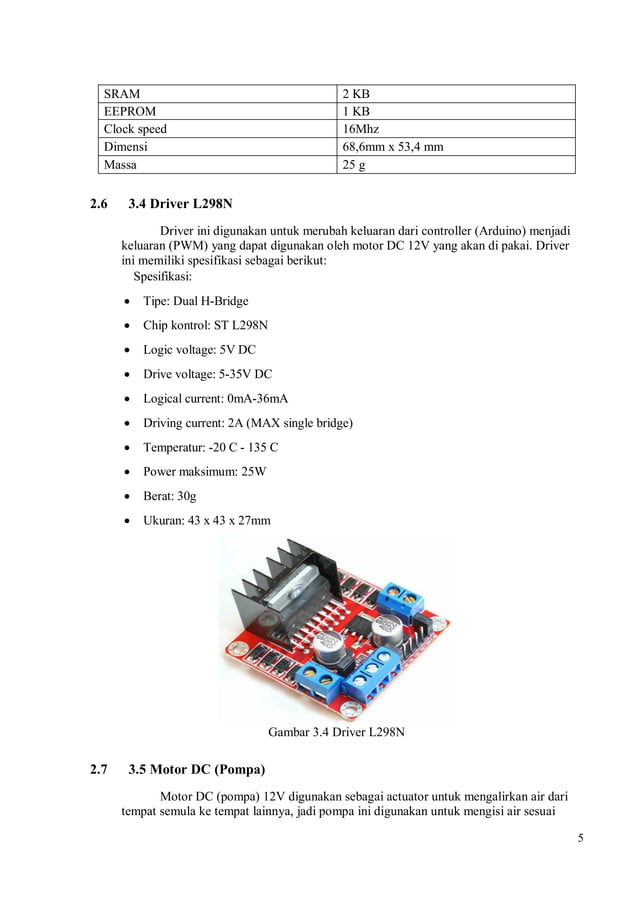 Sistem Water Level Controll Dengan Metode PID Menggunakan Arduino UNO | PDF