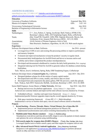ASHWINI RAMESHA | PDF