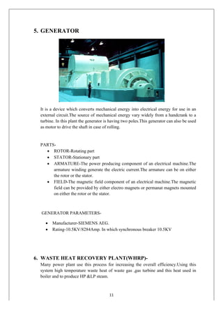 Inplant training report | PDF