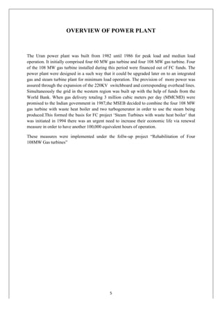 Inplant training report | PDF