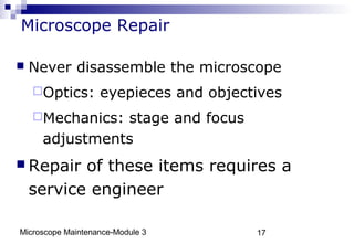 3 cd rom_microscope_maintenance | PPT