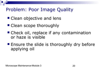3 cd rom_microscope_maintenance | PPT