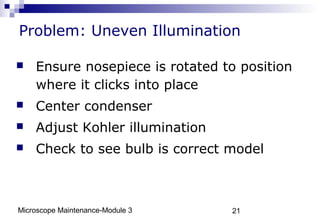3 cd rom_microscope_maintenance | PPT