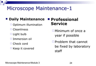 3 cd rom_microscope_maintenance | PPT