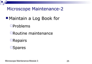 3 cd rom_microscope_maintenance | PPT