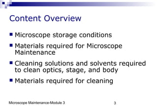 3 cd rom_microscope_maintenance | PPT