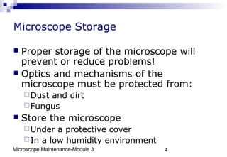 3 cd rom_microscope_maintenance | PPT