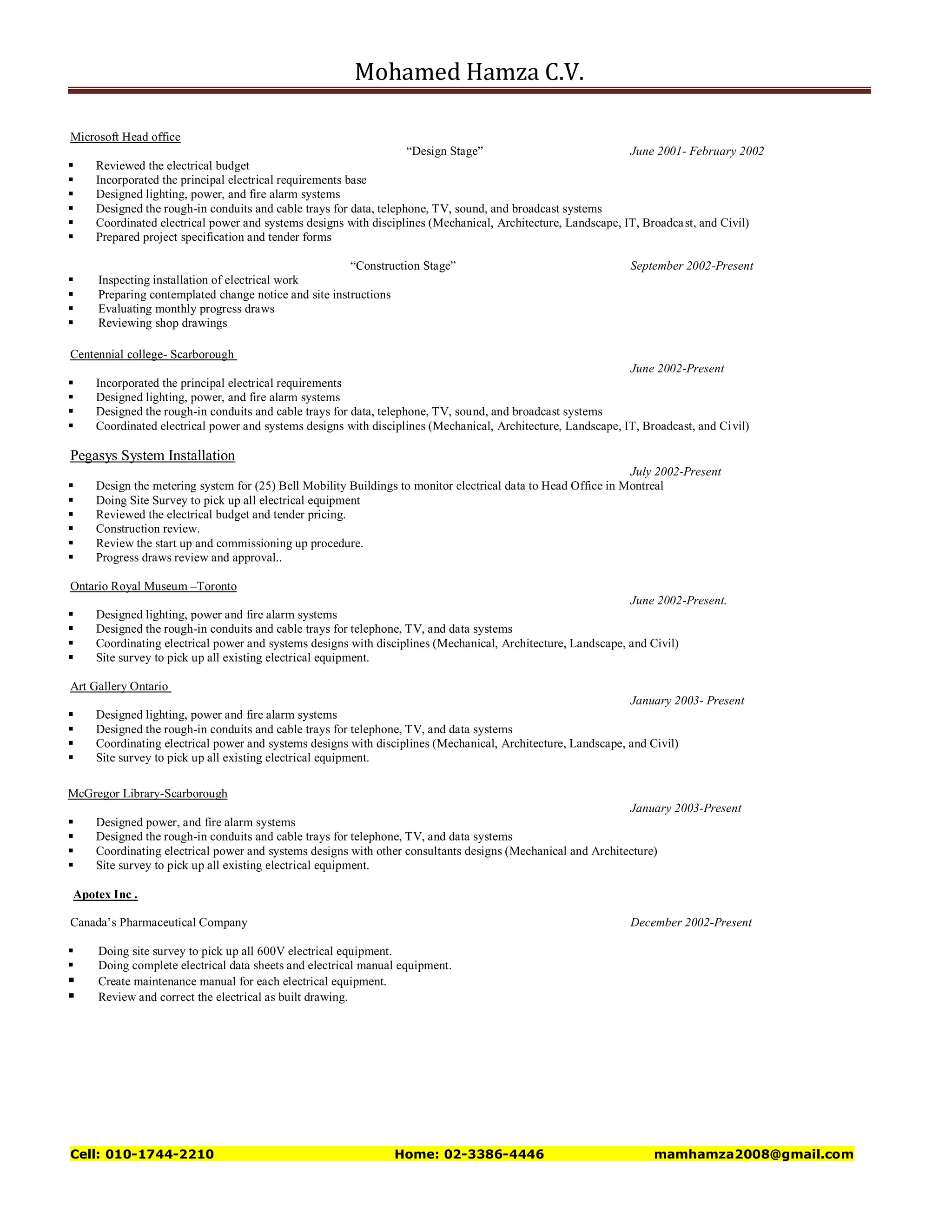 CV-M.Hamza-KSA.. | PDF