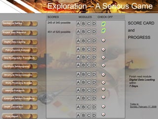 Exploration – A Serious Game | PDF