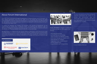 Forum International Brochure | PDF