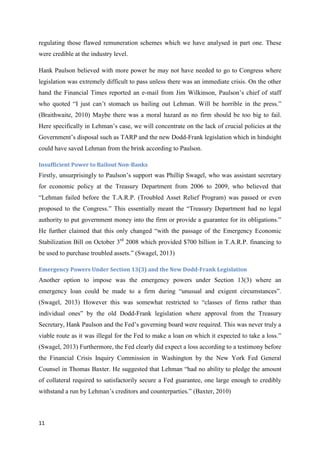 Causes of the Financial Crisis | PDF