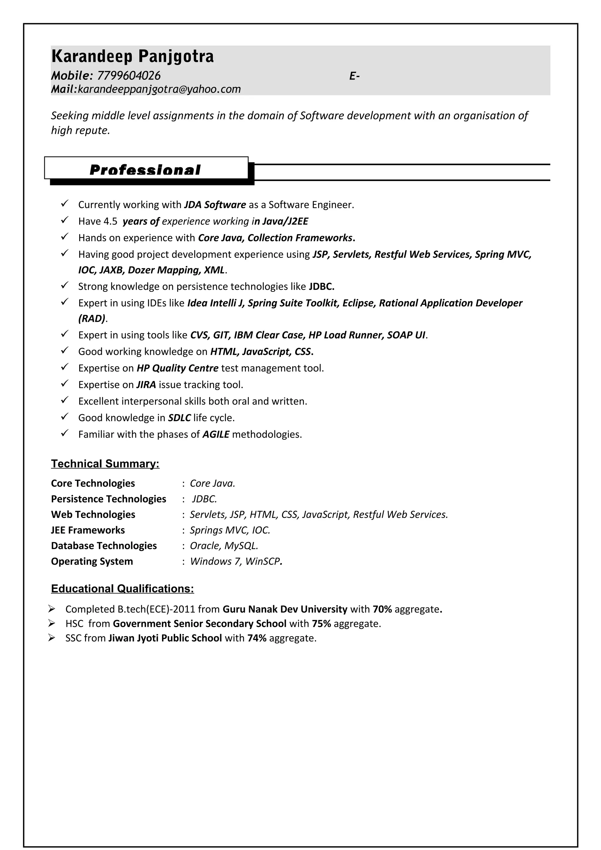 Curriculum Vitae | DOC