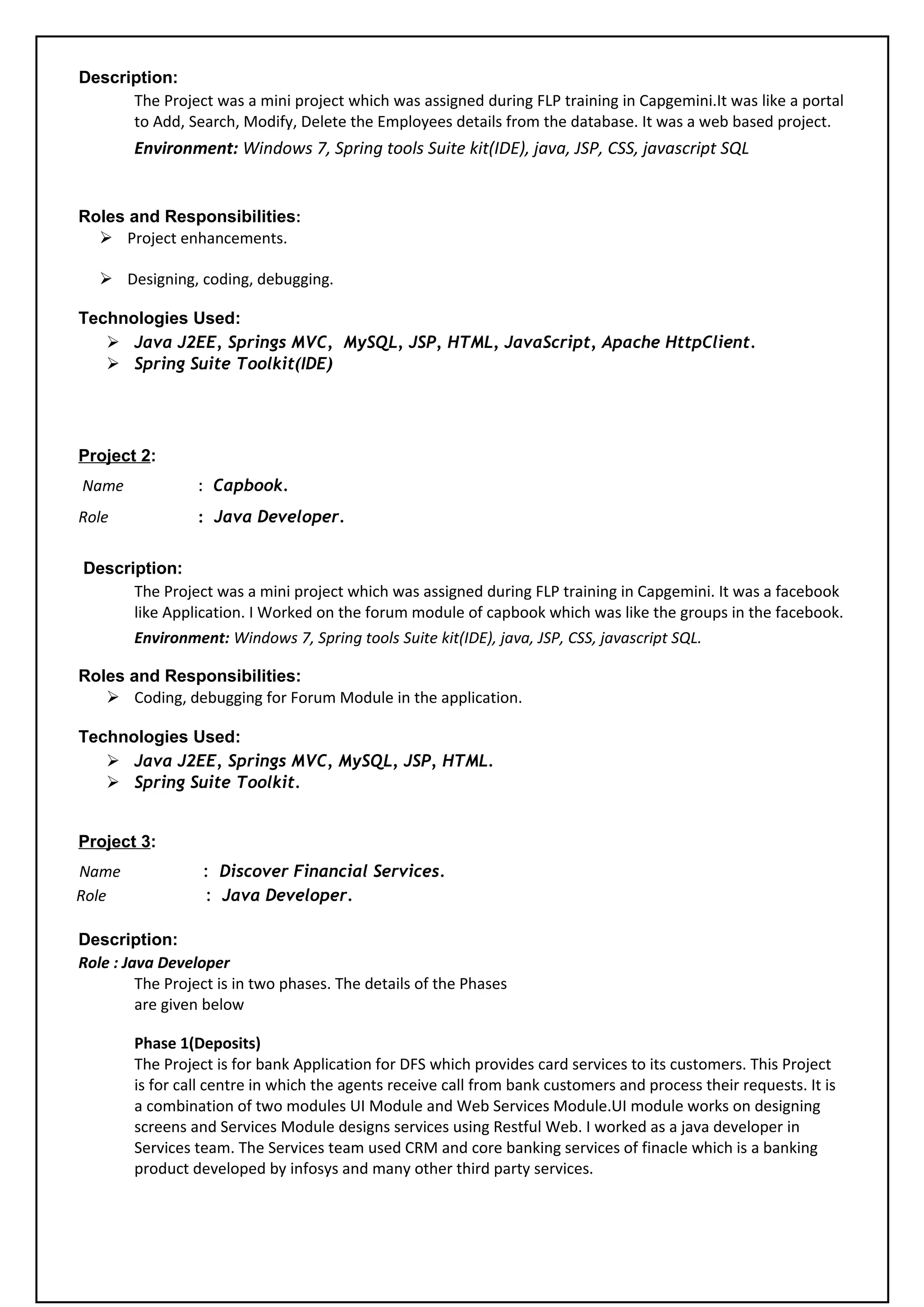 Curriculum Vitae | DOC