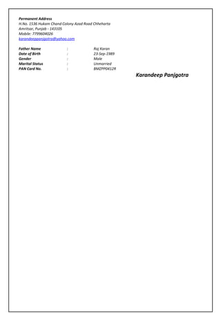 Curriculum Vitae | DOC
