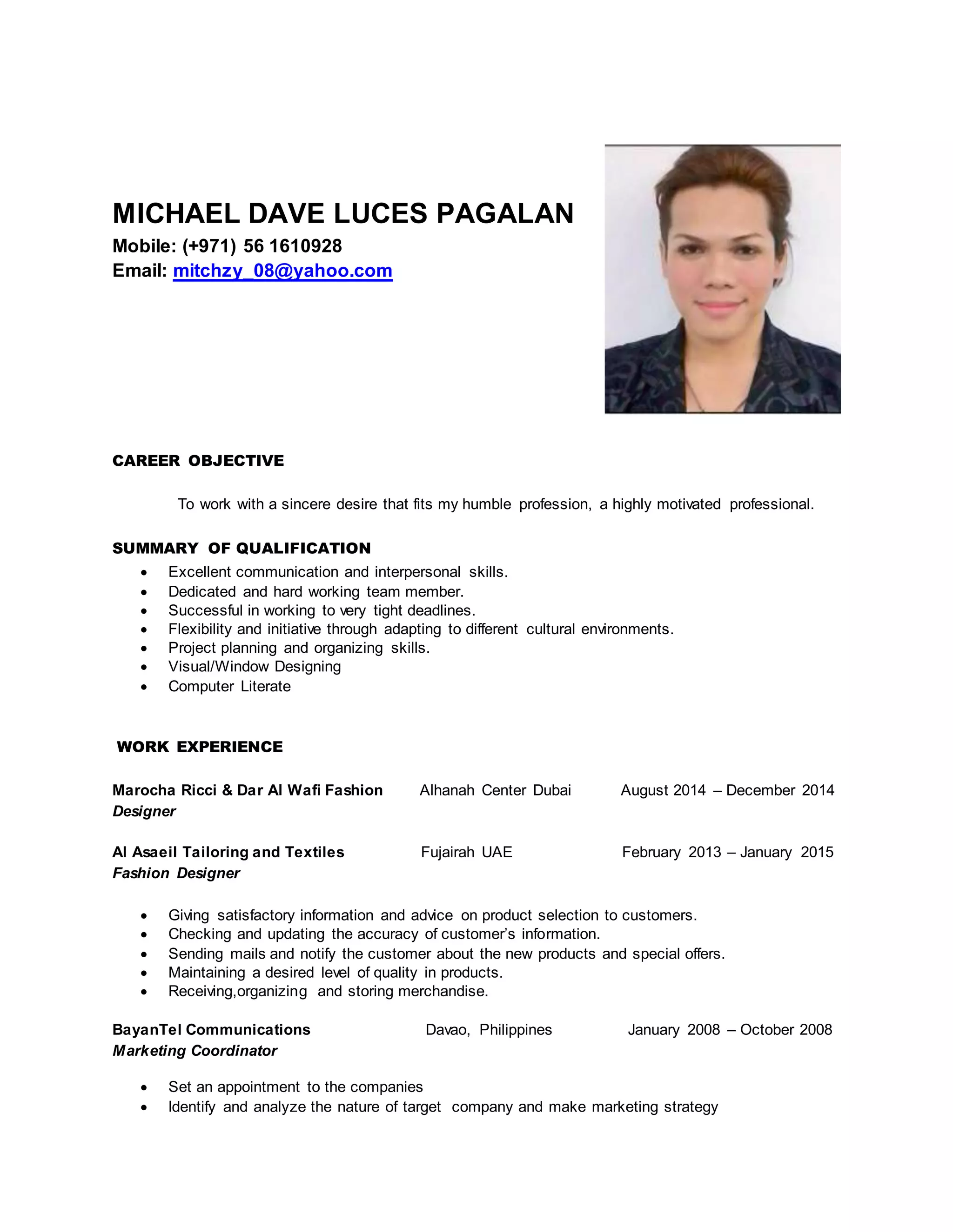 Mitch CV | DOCX