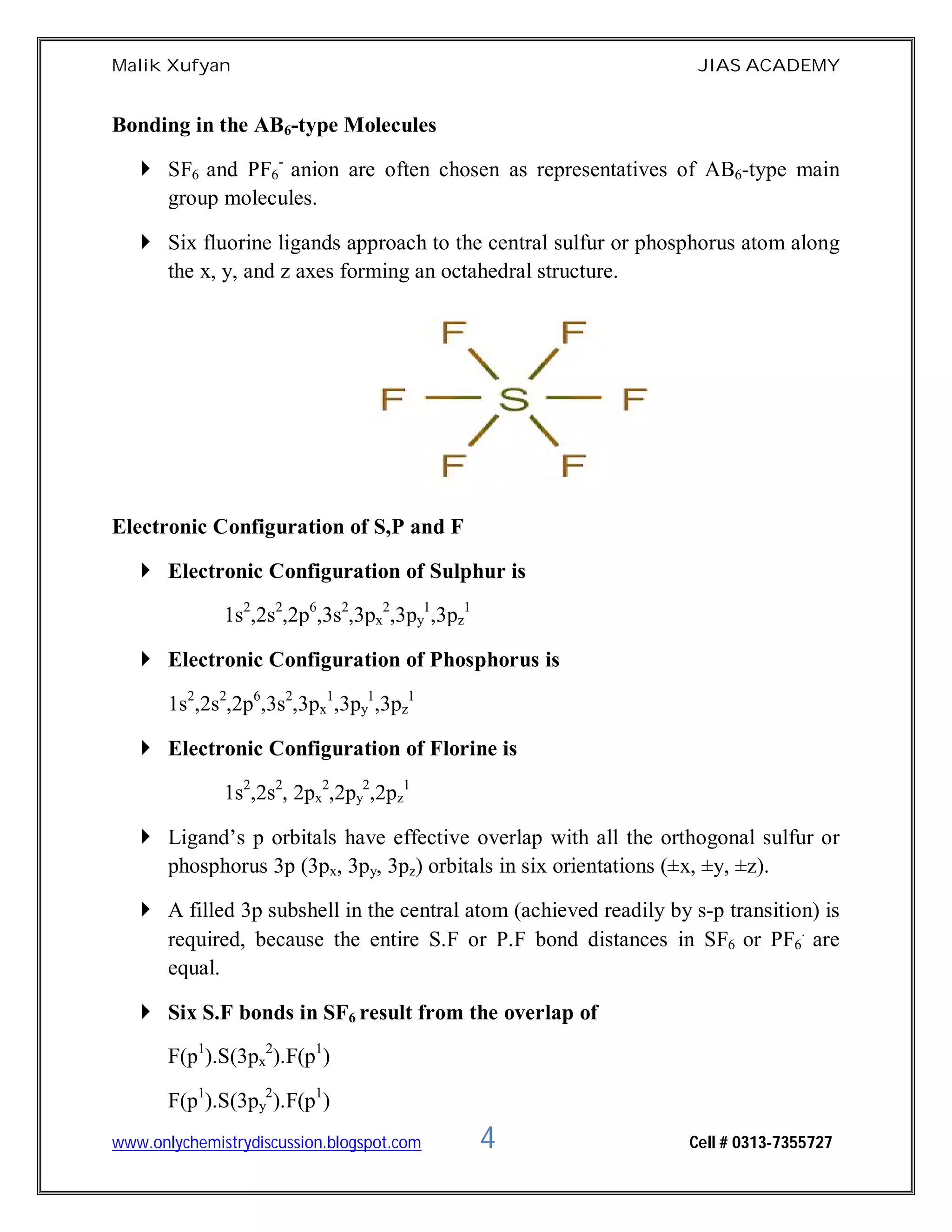 3 center 4 electrons bond By Malik Xufyan | PDF